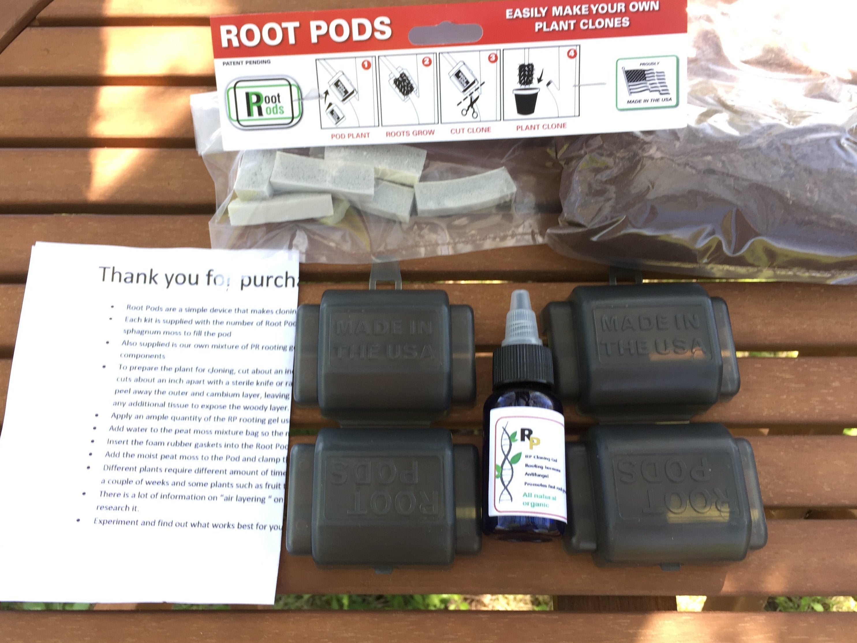 Root Pod Starter Kit, 2 Pods, Blended Soil and RP Cloning Gel ...